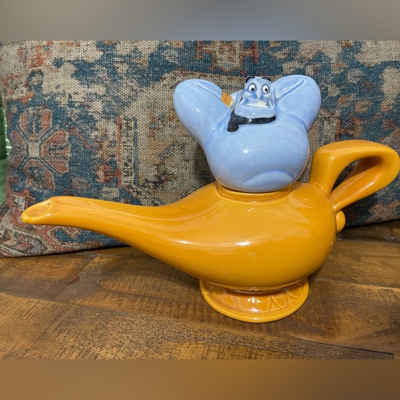Disney | Art | Walt Disney Treasure Craft Aladdingenie And Lamp Teapot ...